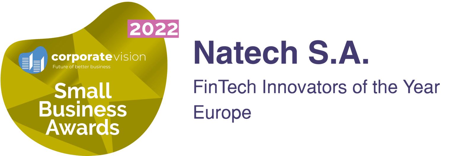 "Fintech Innovators of the Year - Europe" Award - Natech Financial Software